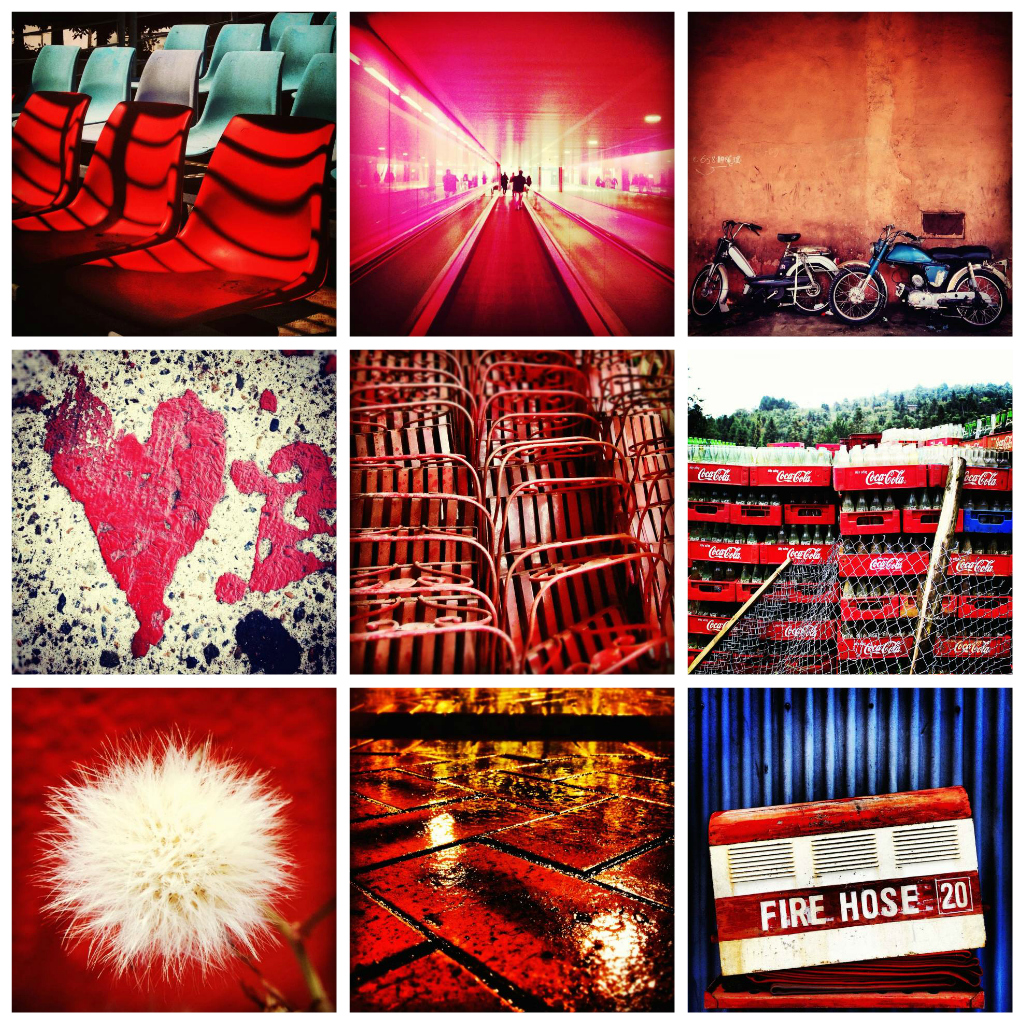 red collage – Patches McGee
